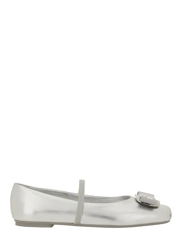 FERRAGAMO Ballet Flats - Silver