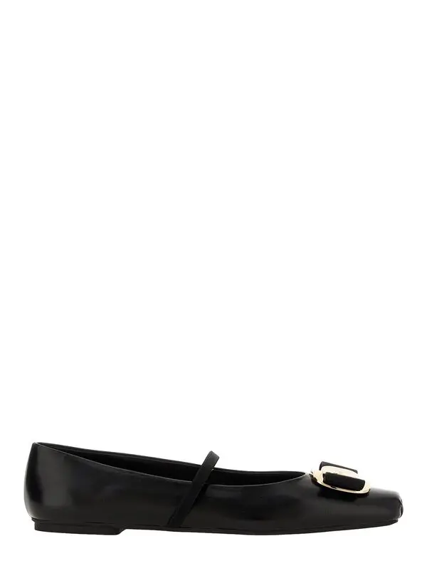 FERRAGAMO Dancer Zina Ballerinas - Black