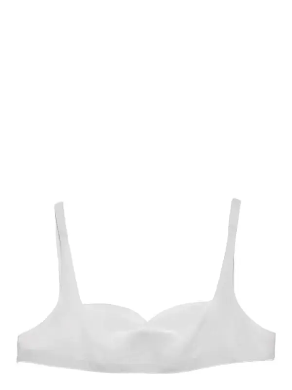 Prada Crepe De Chine Top - White