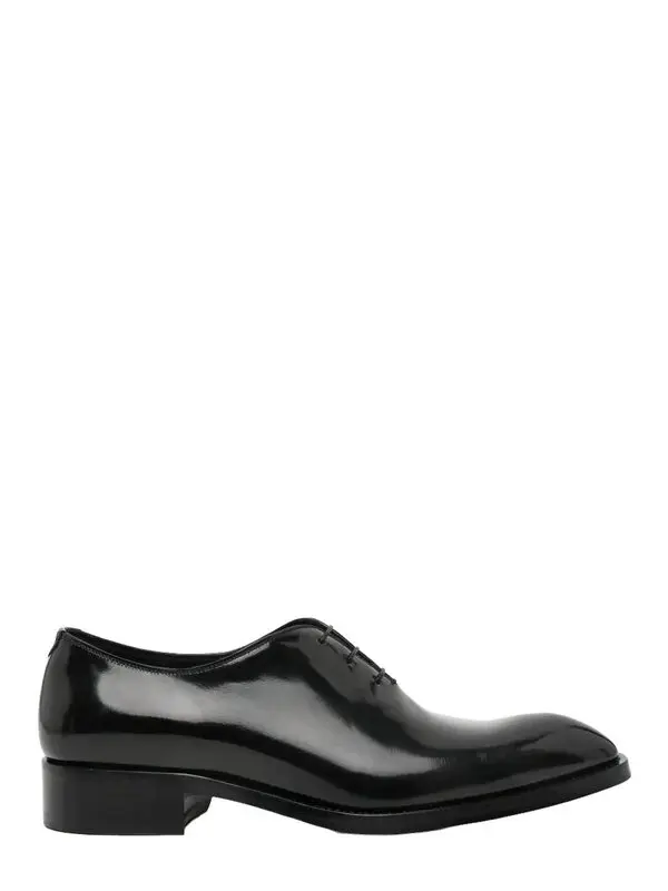 TOM FORD Leather Oxford Shoes - Black