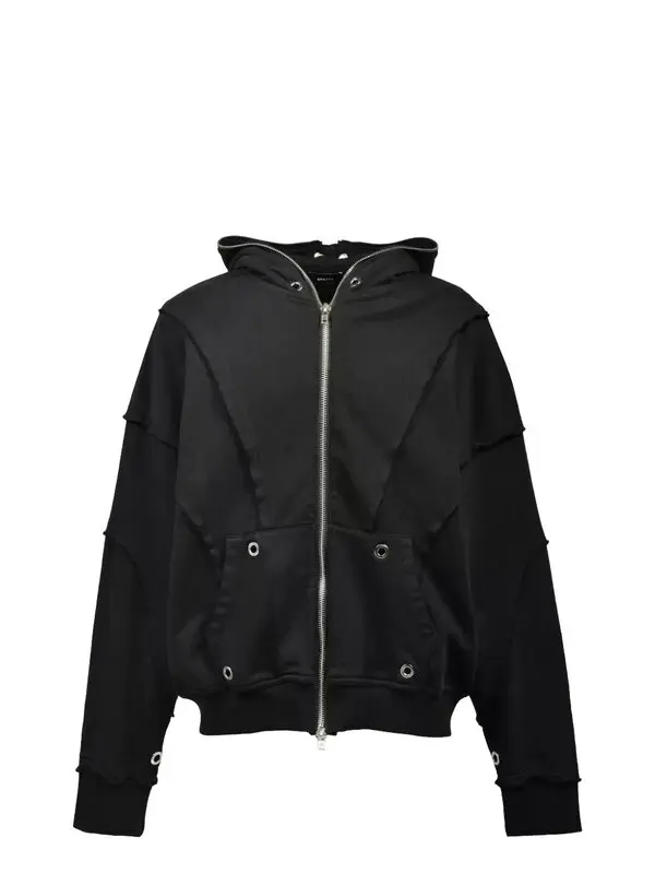 BREATH Zip-up Hoodie - Black