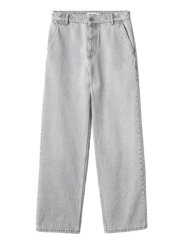 Miu Miu Denim Jeans - Grey
