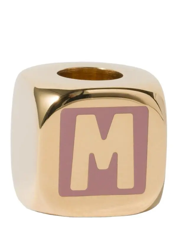 Miu Miu Enameled Metal Dice Charm - Orchid Pink