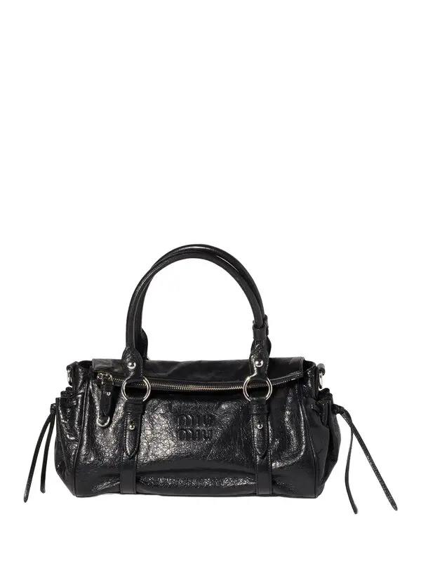 Miu Miu Nappa Leather Handbag - Black