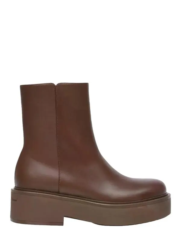 GIANVITO ROSSI Hiro Platform Boots - Brown