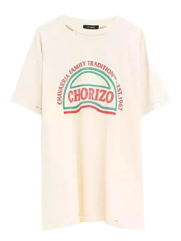 WILLY CHAVARRIA Graphic-print T-shirt - Neutrals