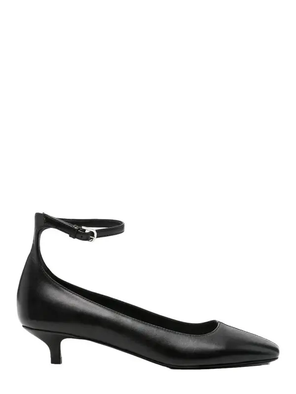 TOTEME Nappa Leather Square-toe Pumps - Black