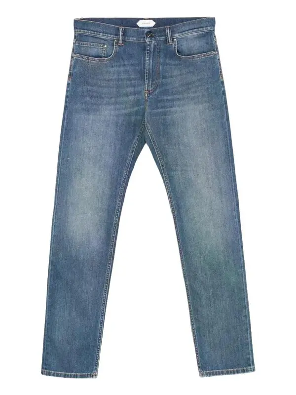 Versace Light Stonewashed Five-pocket Jeans - Blue