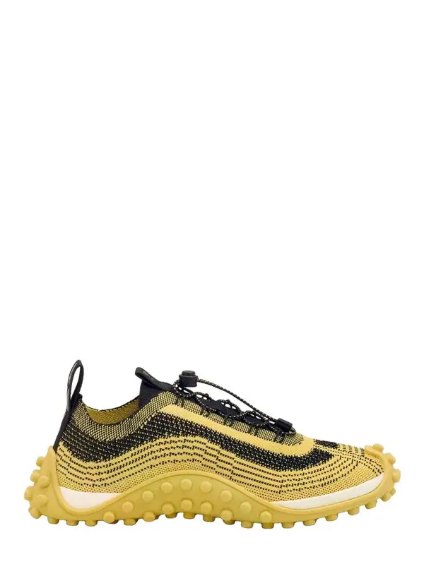 AMI Paris Mirage Lace-up Sneakers - Yellow