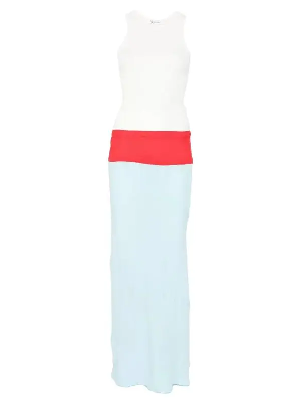 Gimaguas Amelia Paneled Maxi Dress - Blue