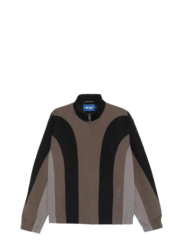 AWAKE NY Colour-block Zip-up Jacket - Black