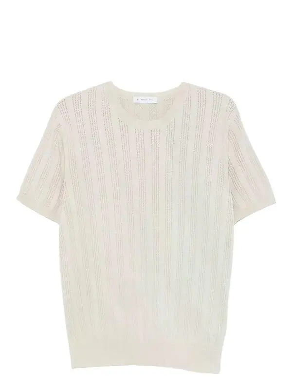 MANUEL RITZ Round-neck T-shirt - Neutrals
