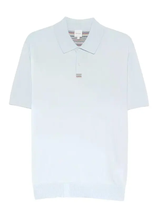 Paul Smith Buttone Polo Shirt - Blue