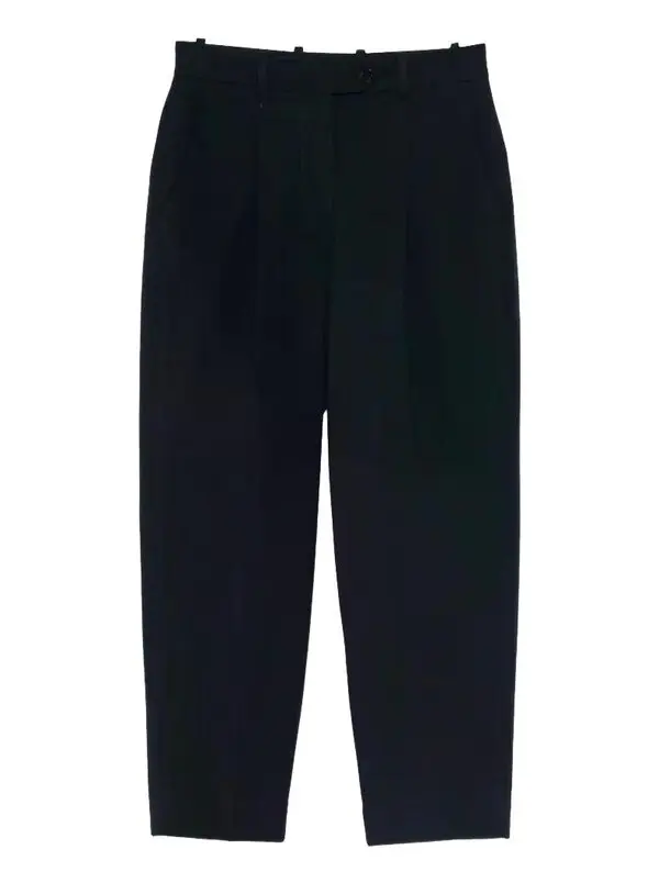 CIRCOLO 1901 Pleated Cropped Trousers - Blue
