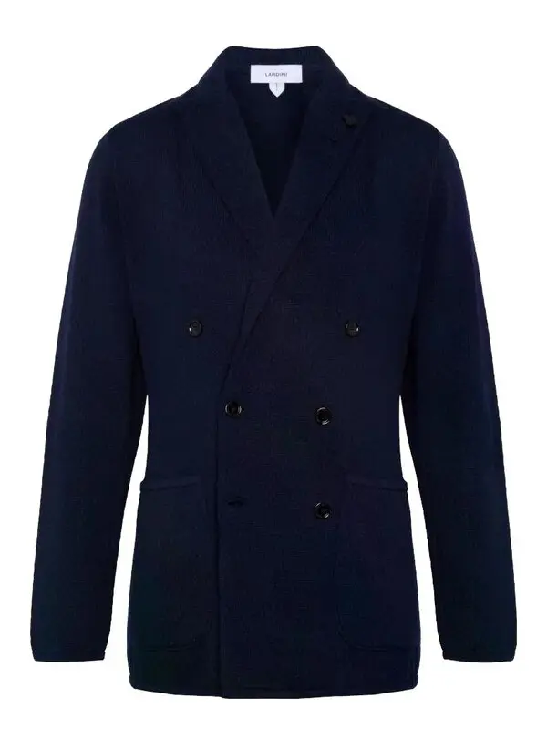 LARDINI Double-breasted Blazer - Blue