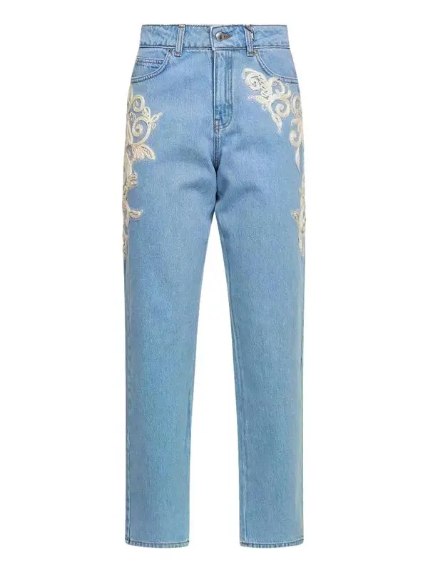 ERMANNO FIRENZE Five-pocket Jeans - Blue