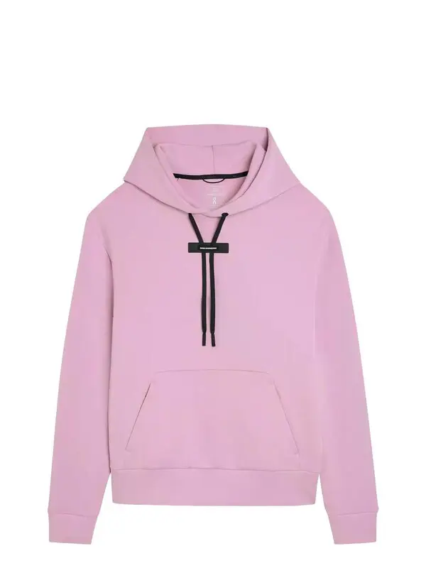 On Focus Tech Drawstring Hoodie - Pink
