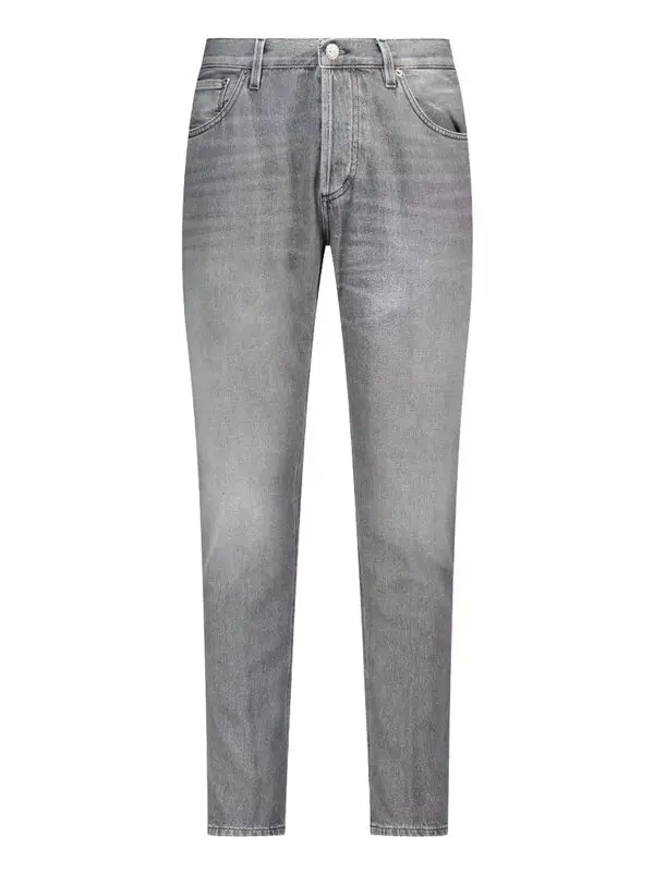 DONDUP Brighton Straight Leg Jeans - Grey