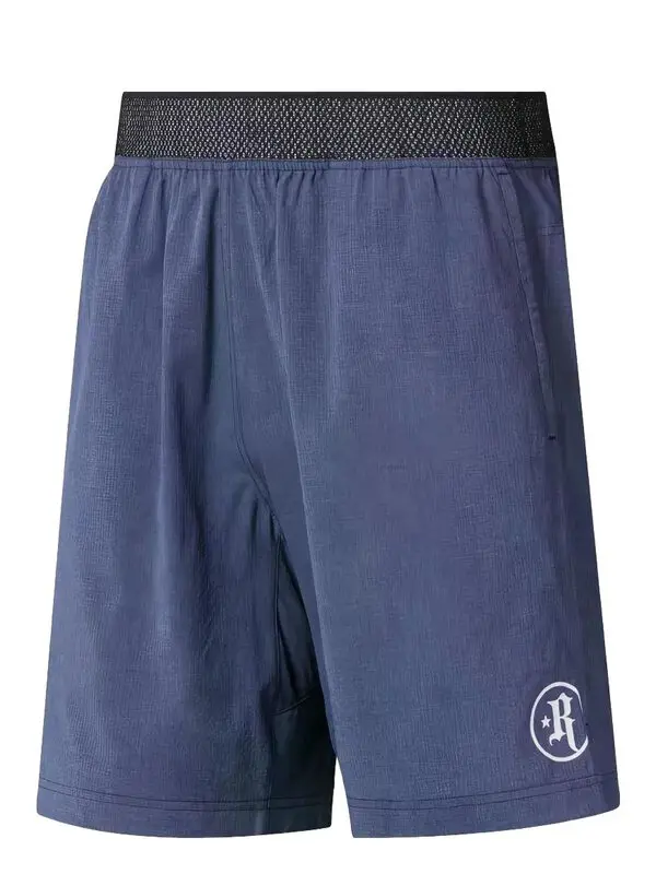 REEBOK Logo Detail Shorts - Blue