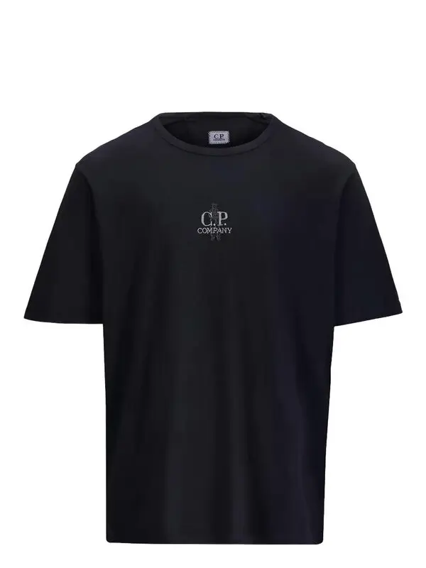 C.P. COMPANY Logo-print T-shirt - Black