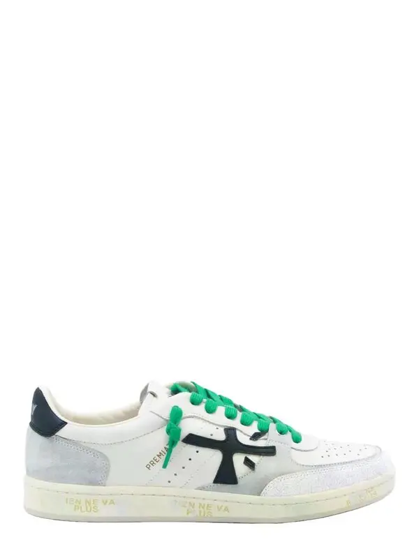 Premiata Clay Appliqué-detail Sneakers - Neutrals