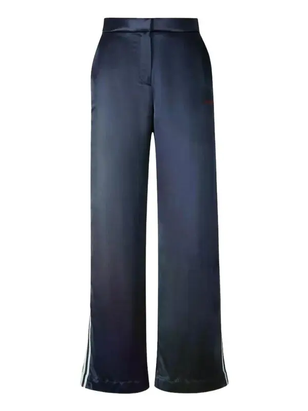 Off-White Striped Trousers - Blue