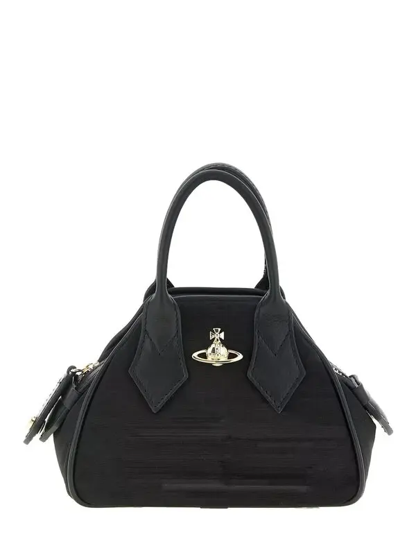VIVIENNE WESTWOOD Mini Yasmine Logo-detail Tote Bag - Black