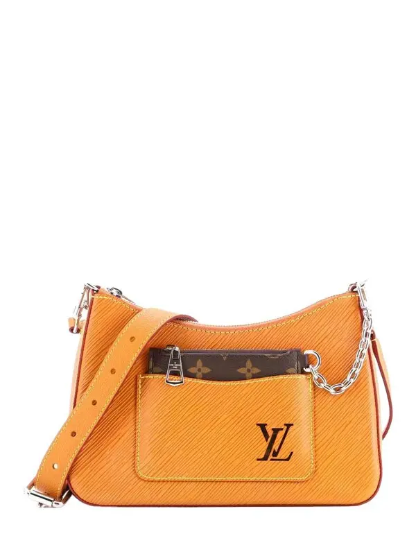 LOUIS VUITTON Marelle Handbag Epi Leather Hobo Bag - Brown