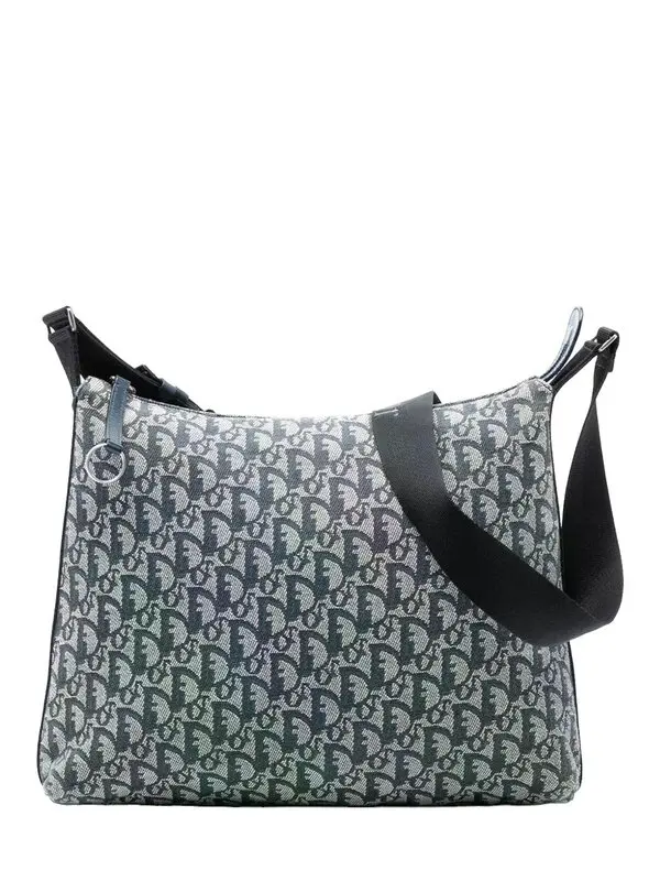 Dior Diorissimo Trotter Canvas Crossbody Bag - Blue