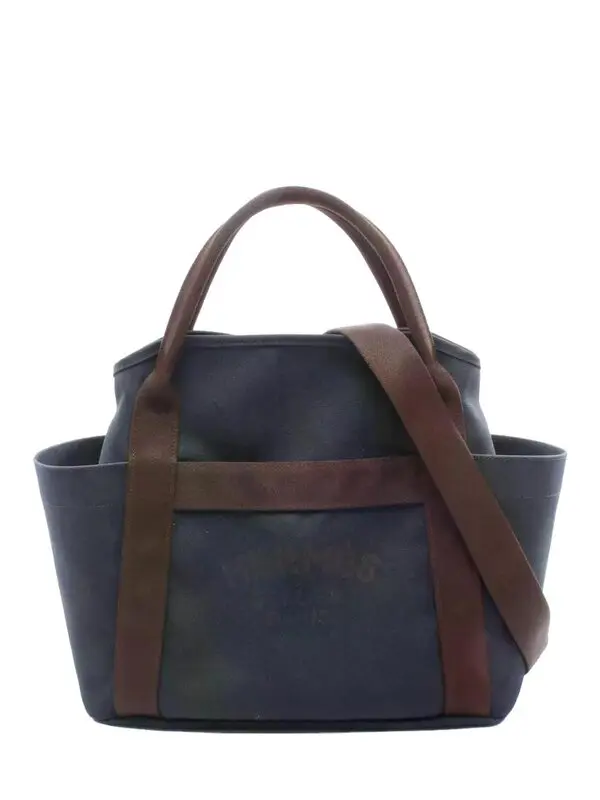 Hermès 2021 Toile Sac De Pansage Grooming Bag - Blue