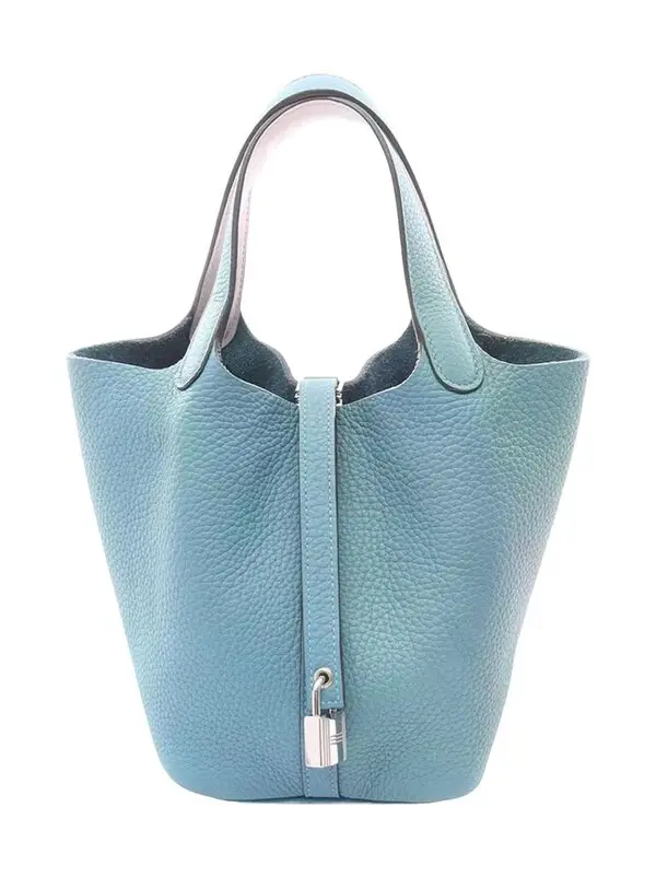 Hermès Clemence Picotin Lock 18 Handbag 2024 - Blue