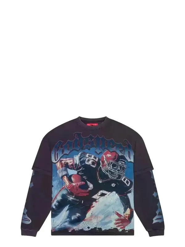 GODSPEED Endzone Graphic Sweatshirt - Grey