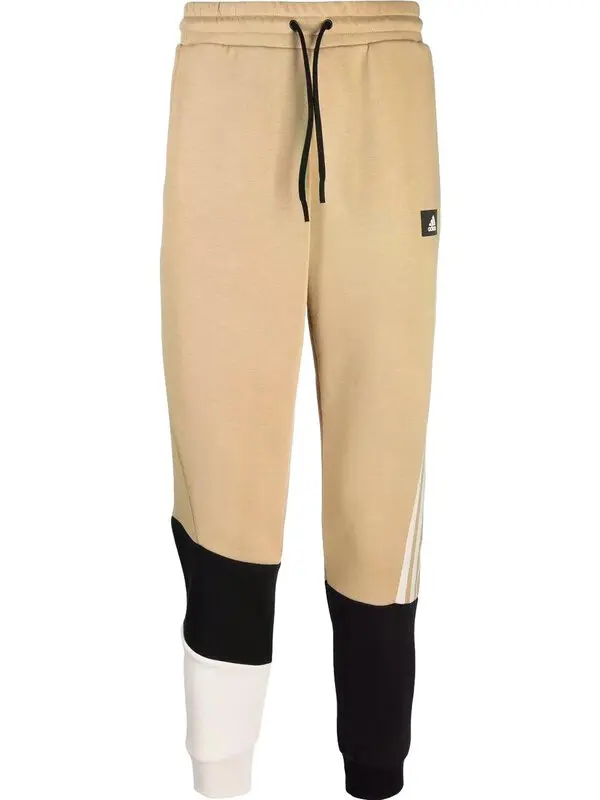 Adidas Colour-block Track Pants - Neutrals