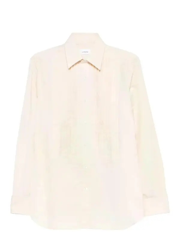 LARDINI Paethos Textured Shirt - Neutrals