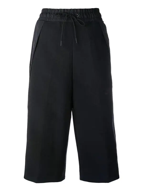 Nike Drawstring Capri Trousers - Black