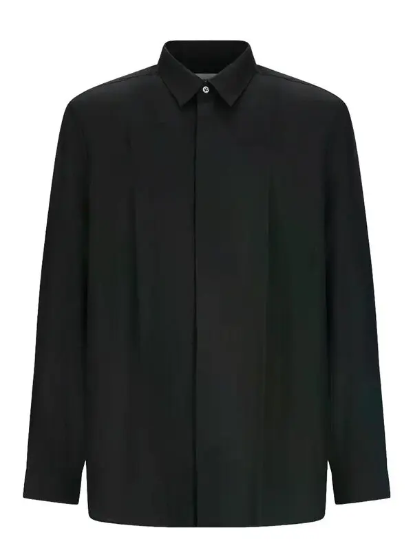 LARDINI Long-sleeve Shirt - Black