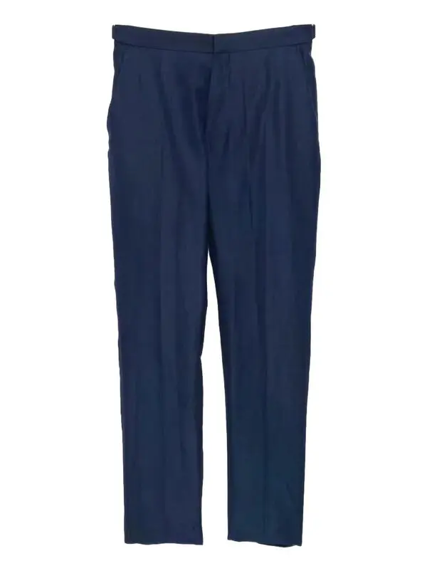 TOM FORD Buttoned-waist Trousers - Blue