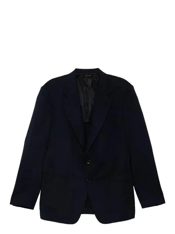 TOM FORD Single-breasted Jacket - Blue