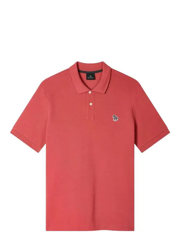 Paul Smith Zebra Embroidered Logo Polo Shirt - Red