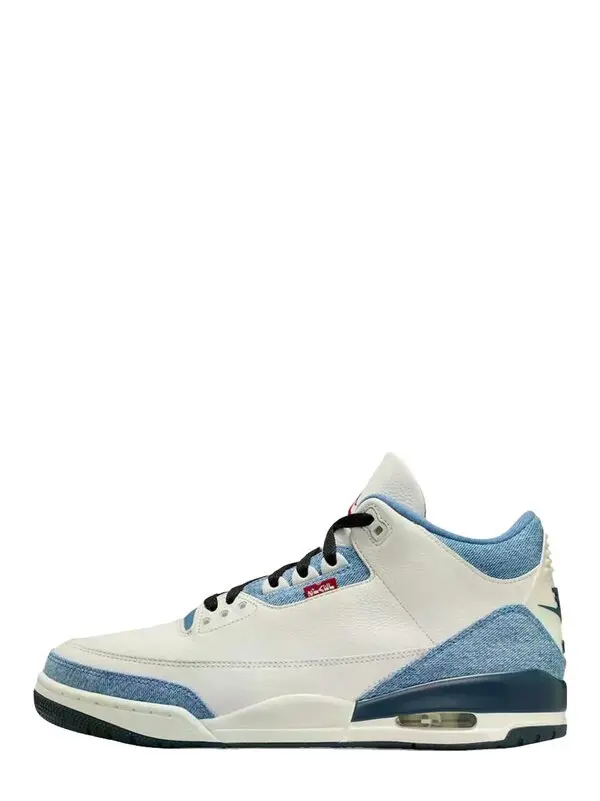 JORDAN X Levi's Air 3 High-top Sneakers - White
