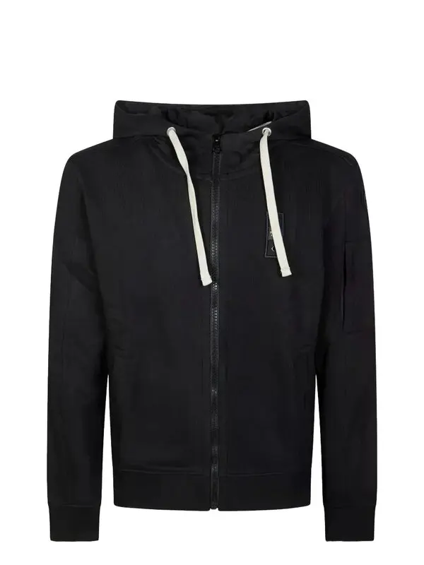 BLAUER. Zip-up Hoodie - Black