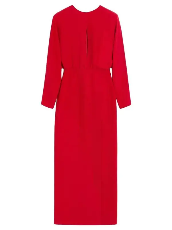 Valentino Garavani Cady Couture Maxi Dress With Cut-out Detail - Red