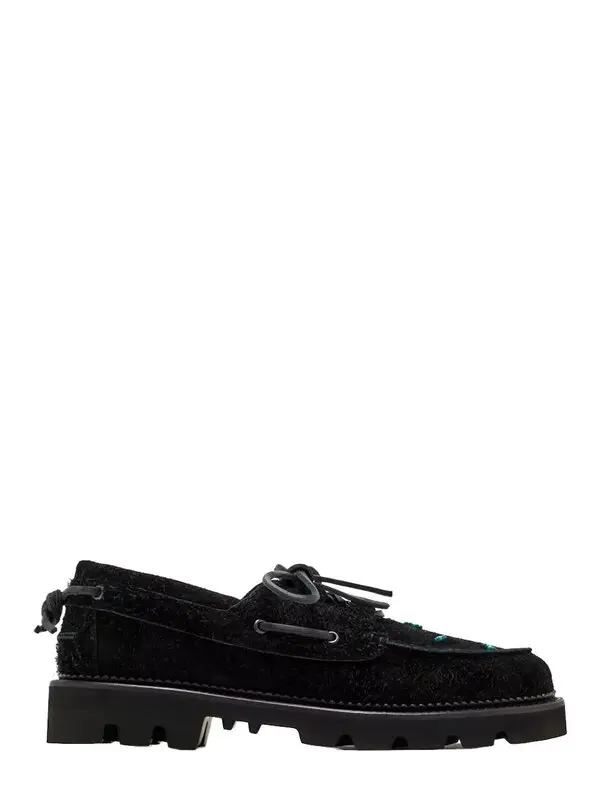 COLLEGIUM Pillar Taos Bead-embellished Boat Shoes - Black