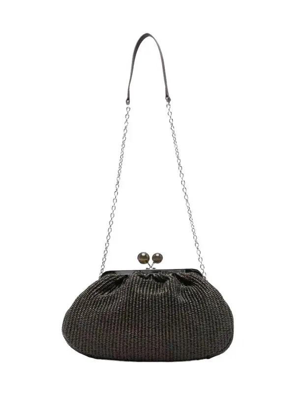 Max Mara Woven Clutch Bag - Brown