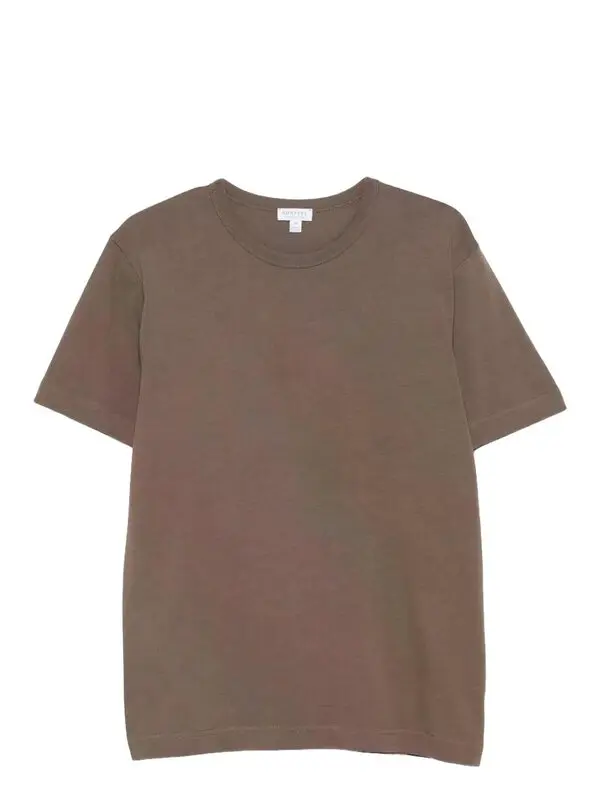 Sunspel Regular-fit T-shirt - Brown