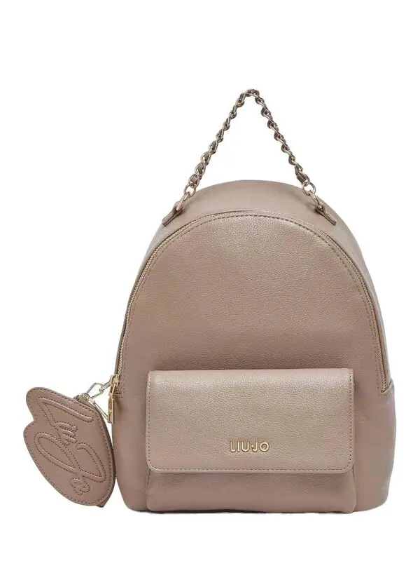Liu Jo Chain-strap Backpack With Detachable Coin Purse - Brown