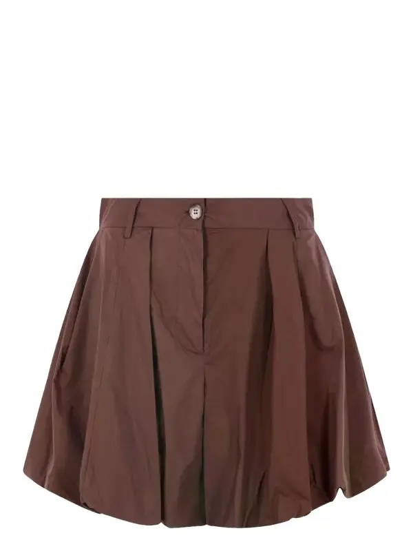 THELATEST Pleated Shorts - Brown