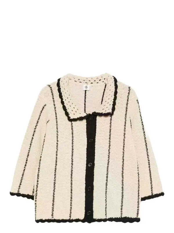 THE GARMENT April Stripe Polo Shirt - Neutrals