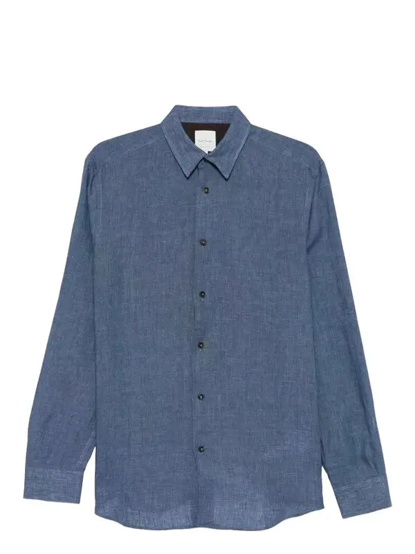 Paul Smith Buttoned Shirt - Blue