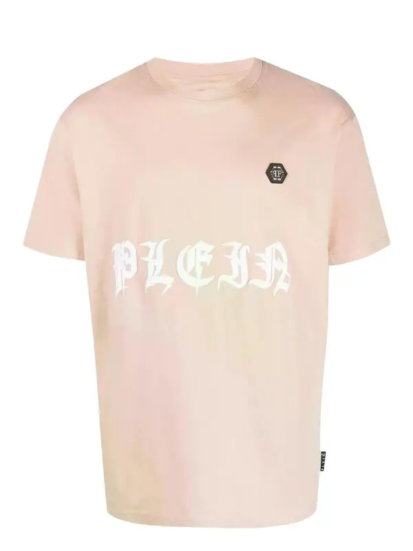 Philipp Plein Logo-patch T-shirt - Neutrals